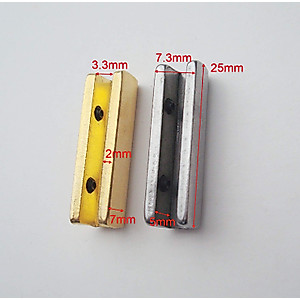 5Afashion Thumb bar,folding hunting knives thumb stud,pack of 2 sets - 1" (brass)