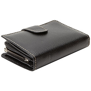 Mundi Rio Leather Frame Index Wallet,Black,one size