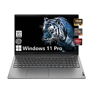 Lenovo ThinkBook G3 Business Laptop, 15.6" Full HD Display, AMD Ryzen 7 5700U (Beat i7-1260P), Windows 11 Pro, 32GB RAM, 1TB SSD, RJ-45, Backlit Keyboard, Fingerprint, Long Battery Life, Durlyfish
