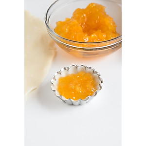 Fox Run Set of 12 Tart Tin, 2.5", Silver