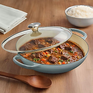 Le Creuset Buffet Casserole with Glass Lid, 3.5 qt. , Sea Salt