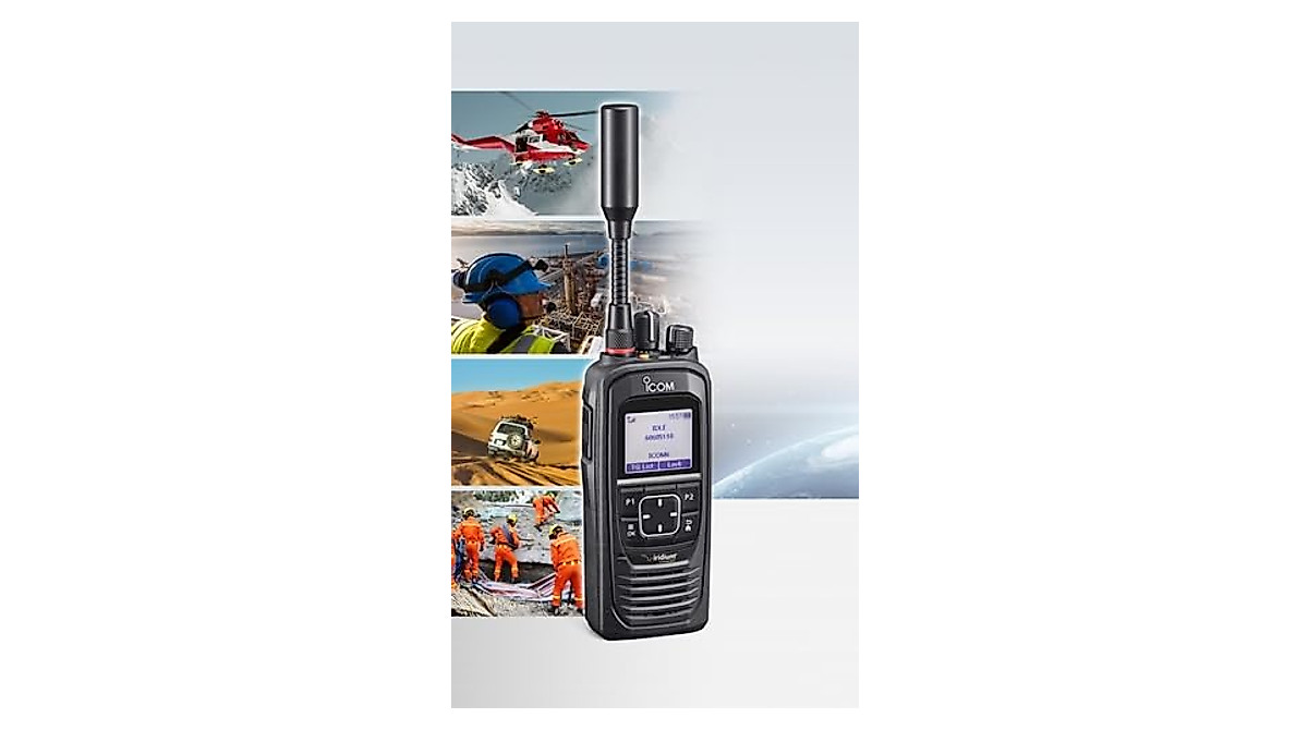 ICOM IC-SAT100 Satellite PTT Radio for Global Communication