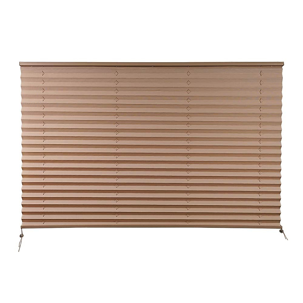 Camper Comfort 50" X 32" Cappuccino RV Pleated Shade | Camper Blinds | RV Privacy Blinds | RV Solar Shade| Motor-Coach Shades