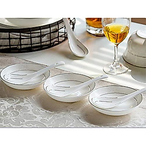 Ceramic cutlery 2pcs/set 4 Inch Plain White Fruit Plate Ceramic Sushi Plate China Tableware Cake Saucer Dinner Plates Home dining plate