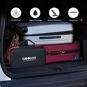 GOOLOO Eva Protection Case for GT4000 GT4000S GT6000 & GT3000 12V Jump Starters,Portable Hard Storage Case Car Tool Gadgets Carry Bag