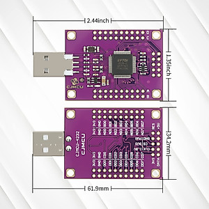 EC Buying FT4232HL 4 Channel USB to Serial Adapter FTDI FT4232 UART SPI I2C JTAG RS485 RS422 RS232 to USB High-Speed Multifunction Serial Adapter Module Support Multi Systems for Windows XP Windows 7
