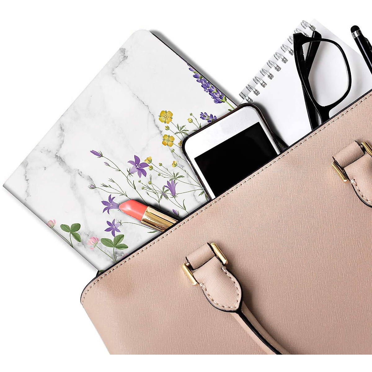 Soft TPU Case for iPad 10.2 / Air 3 10.5 2019 / iPad Pro 10.5 2017, Auto Sleep/Wake with Apple Pencil Holder [Anti Fingerprint][Anti Dirt][Waterproof][Anti Scratch] Case Cover (Country Garden)