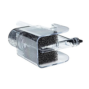 EmmaWu 50 GPH Mini Aquarium Hang-on Filter Ultra-Quiet Betta Fish Turtle Tank Filter