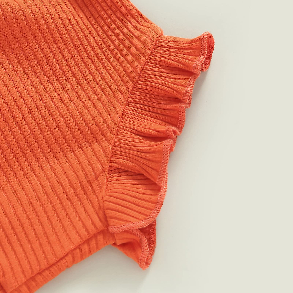 wybzd Newborn Baby Girl Easter Outfit Bunny Romper Onesie Shorts Set Rabbit Pompoms Tail Bloomer with Headband (Bunny Short Set,6-12 Months)