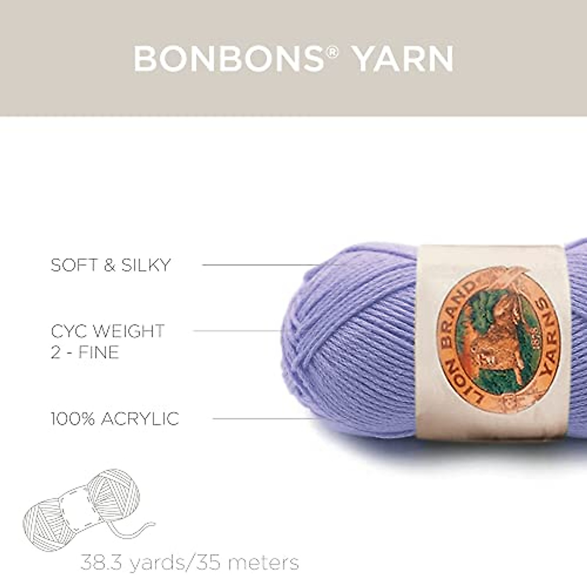Lion Brand BonBons Yarn Pack Brights