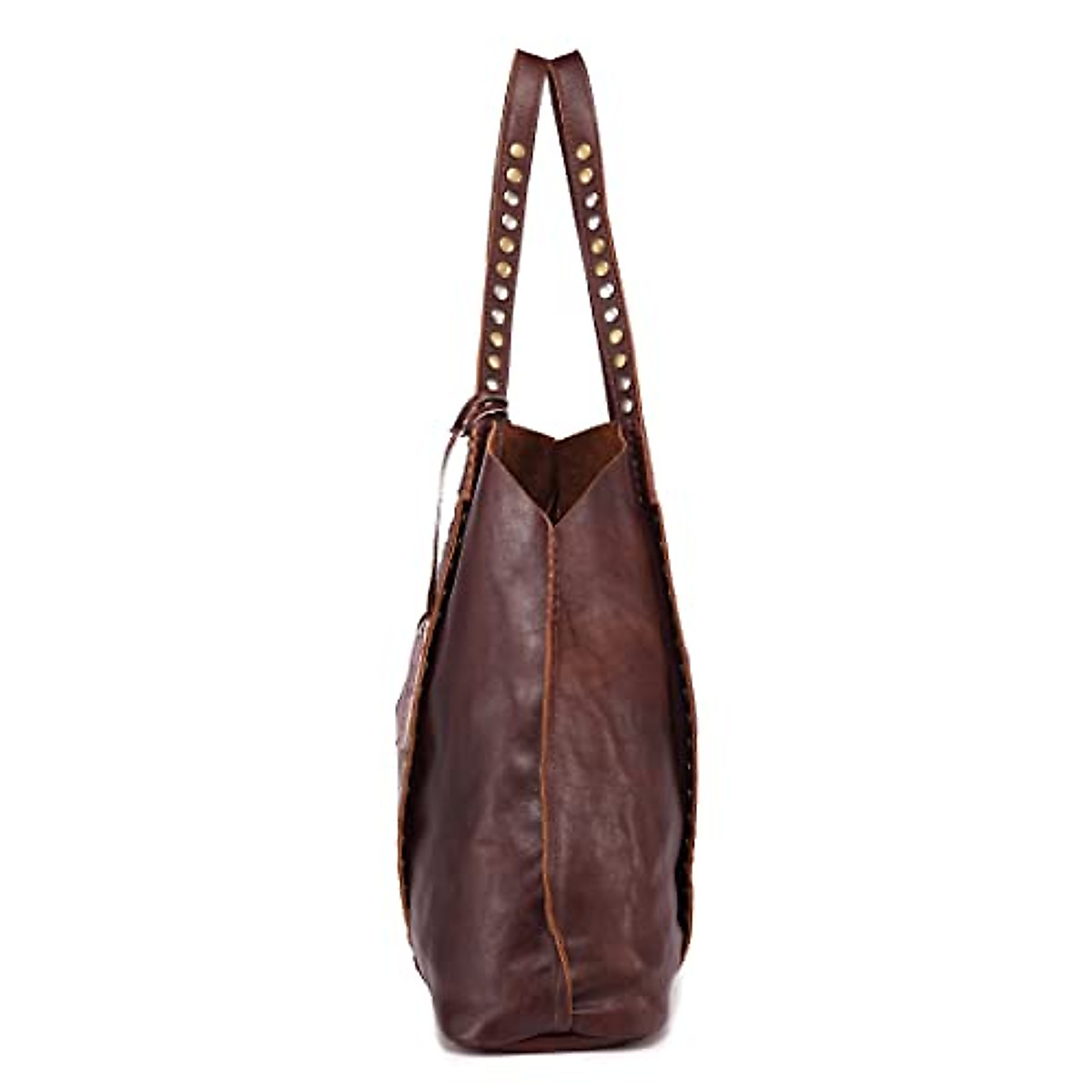 OLD TREND Genuine Leather Birch Tote Bag (Brown)