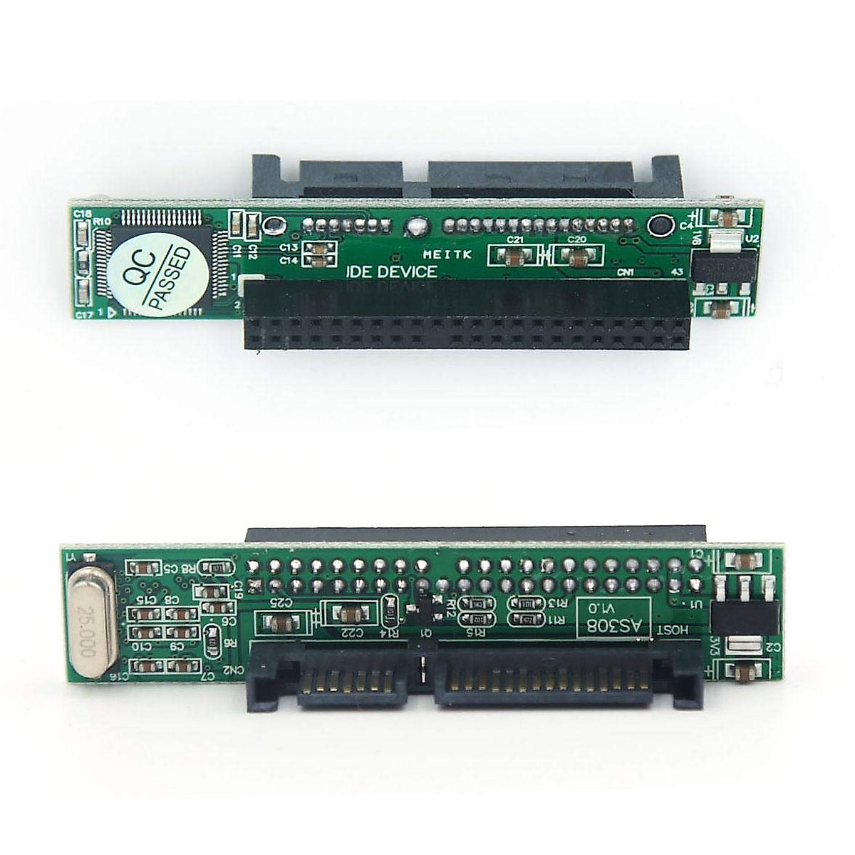 USECL 2.5 Inch IDE to SATA Adapter,44 pin IDE HDD Laptop Hard Drive Female to 7+15 pin Male SATA Adapter,Convert Laptop IDE Hard Drive to SATA Port.