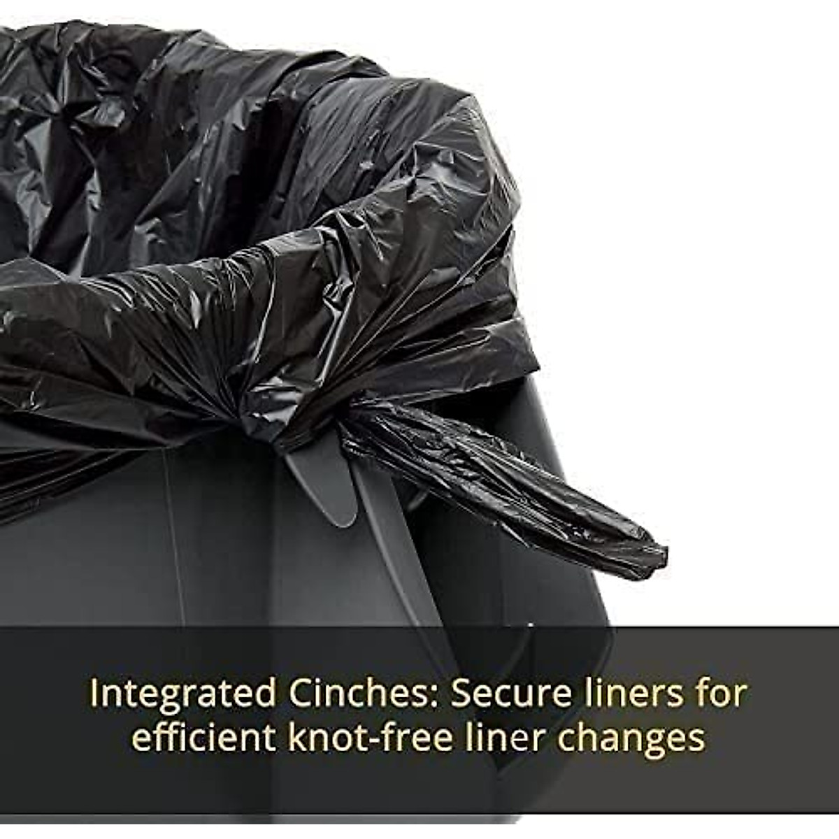 Rubbermaid Commercial 263200GY Round Brute Container Plastic 32 gal Gray (1)