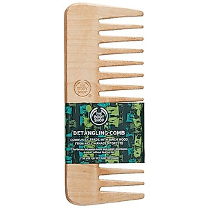 The Body Shop 1094667 Detangling Comb, Bamboo, 5.5", 0.001 Oz