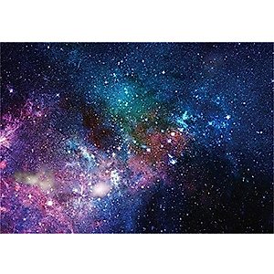 AOFOTO 10x7ft Deep Space Galaxy Nebula Backdrop Universe Sparkling Galactics Starry Sky Milky Way Stars Background for Photography Kid Adult Birthday Party Events Decoration Photo Studio Prop Vinyl