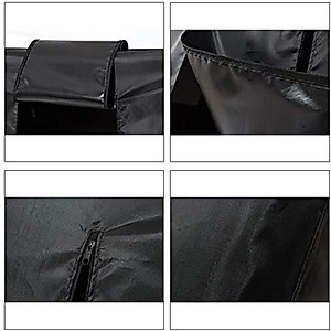 Garment Rack Cover (Clothes Rack Not Included),59" Clothes Rack Cover for Storage,Hanging Clothing Protectors Wardrobe Cover,Waterproof Garment Cover with Double Zippers for Easy Access