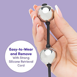 Fifty Shades of Grey Inner Goddess Silver Pleasure Balls - Exercise Kegel Balls for Women - 221g