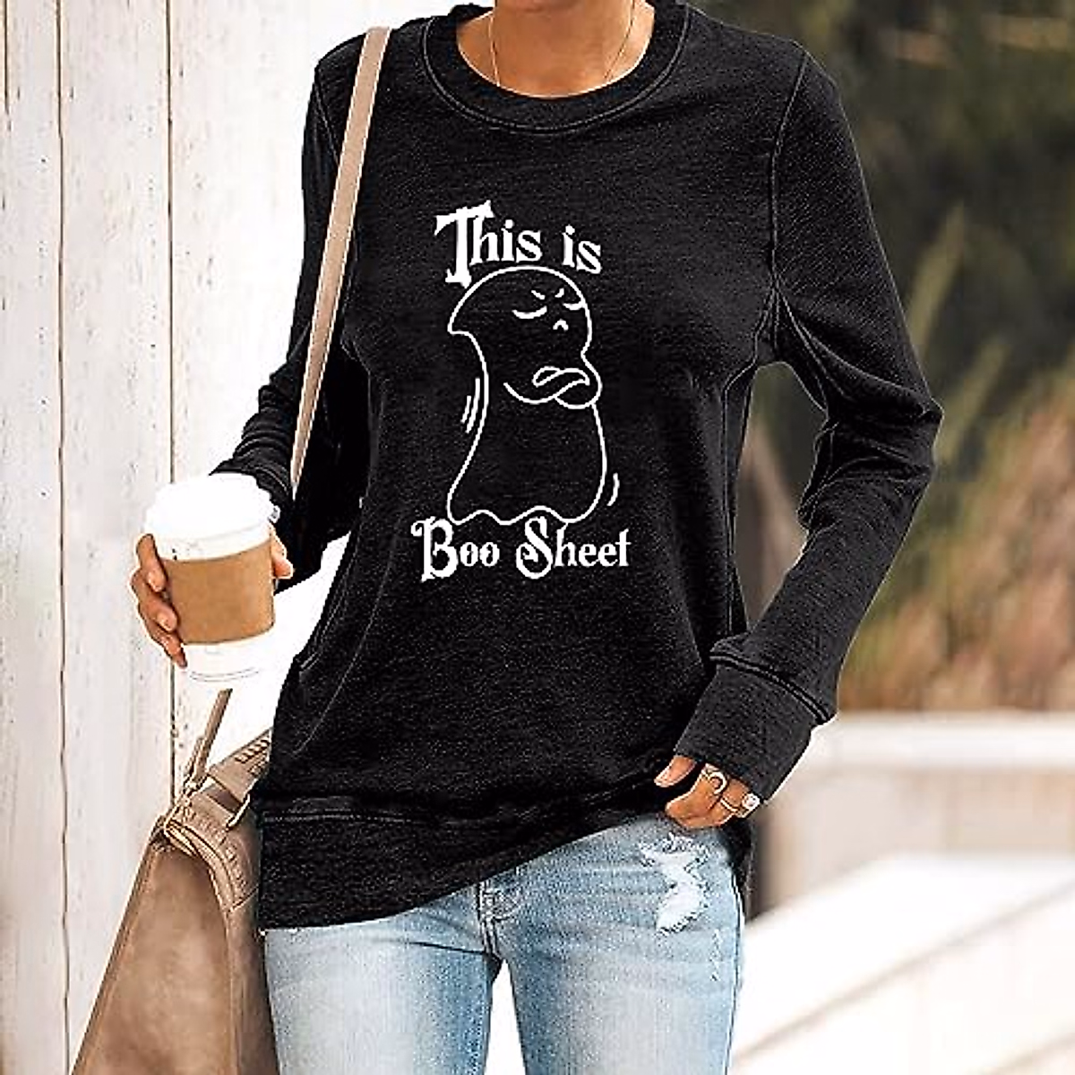 Miekld Oversized Sweatshirt for Women Round Neck This Is Bathing Suit for Women Sale Clearance Halloween Shirts for Women Warehouse Open Box Deals Clearance Deal