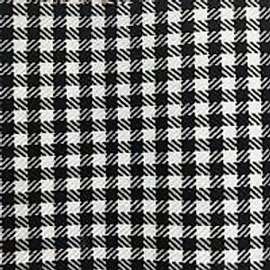 Sunfish Tartan Golf Headcover Set Black and White Plaid Houndstooth - Driver, Fairway, Hybrid