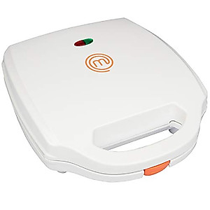 MasterChef Mini Pie and Quiche Maker- Pie Baker Cooks Homemade 6 Small Pies and Quiches in Minutes- Non-stick Cooker w Dough Cutting Circle for Easy Measurement, Birthday Gift