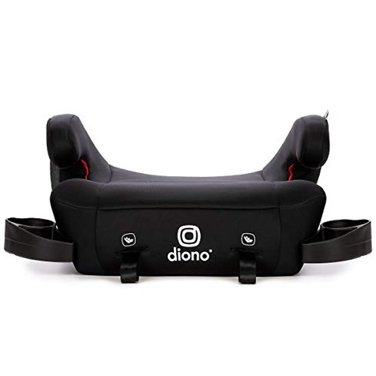 Diono Solana 2 XL 2022, Dual Latch Connectors, Lightweight Backless Belt-Positioning Car, 8 Years 1 Booster Seat, Black