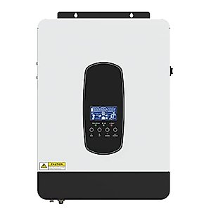 Y&H 3200W Solar Hybrid Inverter DC24V to AC230V,Off-Grid Pure Sine Wave Inverter with 80A MPPT Solar Charger+AC Charger,Max PV 3000W DC55-450V Input,fit for 24V Lead-Acid/Lithium Battery