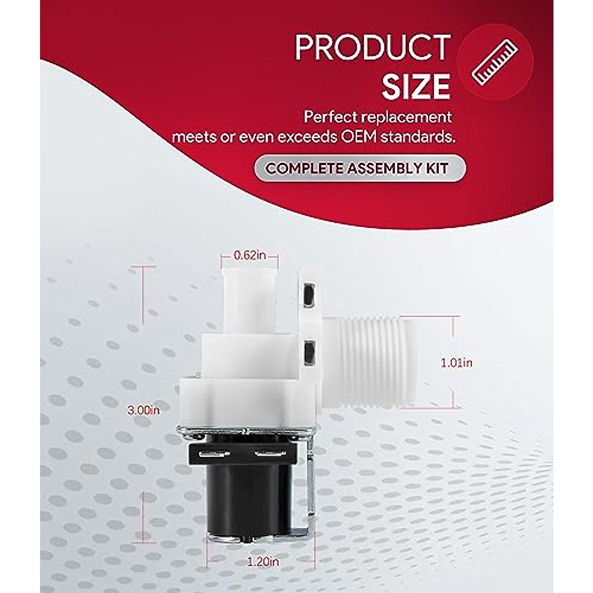 Replacement for Hoshizaki 3U0111-04 Water Valve, 120V, 60HZ, J248-072, HOS3U0111-04