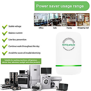 Pro Power Saver, 2024 New Upgrade Energy Saving Device, Power Saver Energy Saving Device for Home Office Market US Plug 90V-250V 30KW (2PCS)