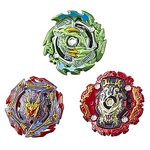 BEYBLADE Burst Rise Hypersphere Battle Heroes 3-Pack - Ace Dragon D5, Rudr R5, Viper Hydrax H5 Battling Game Tops, Toys Ages 8 and Up (Amazon Exclusive)