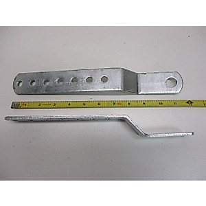 CTW Boat Trailer Keel Roller Adjustable Bracket Kit/Two Galvanized 11.5" Brackets