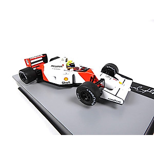 OPO 10 - Formula 1 car 1/43 Compatible with McLaren MP4 / 7# 1 Ayrton Senna Germany GP F1 1992 (723)