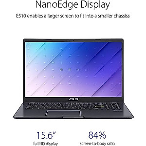 ASUS Vivobook Go 15 L510 Student Laptop, 15.6" FHD Display, Intel Celeron N4020 Processor, 4GB RAM, 64GB eMMC, 1 Year Microsoft 365, Thin & Light, Windows 11 S, Bundle with JAWFOAL