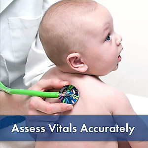 Noise Cancelling Stethoscope with Smiley Face Design - Ultrascope - Clinical Grade - Dependable Stethoscope - Stethoscope Medical - Single Adult