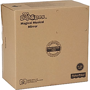 Fisher-Price Laugh & Learn Baby Toy, Magical Musical Mirror, Pretend Vanity Set with Light Sounds and Learning Songs for Infant to Toddler