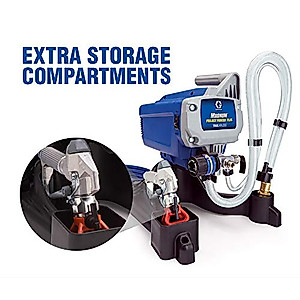 Graco Magnum 257025 Project Painter Plus Paint Sprayer, Multicolor & 243040 Extension with RAC IV Tip Guard, 10-Inch, Gray