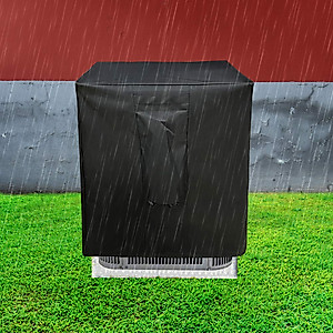 JYSILIYH Air Conditioner Cover,AC Covers for Outside,Outdoor Protection Cover Heavy Duty Water Resistant and Weatherproof Fabric for Outdoor Units Covers(32"x32"x36")
