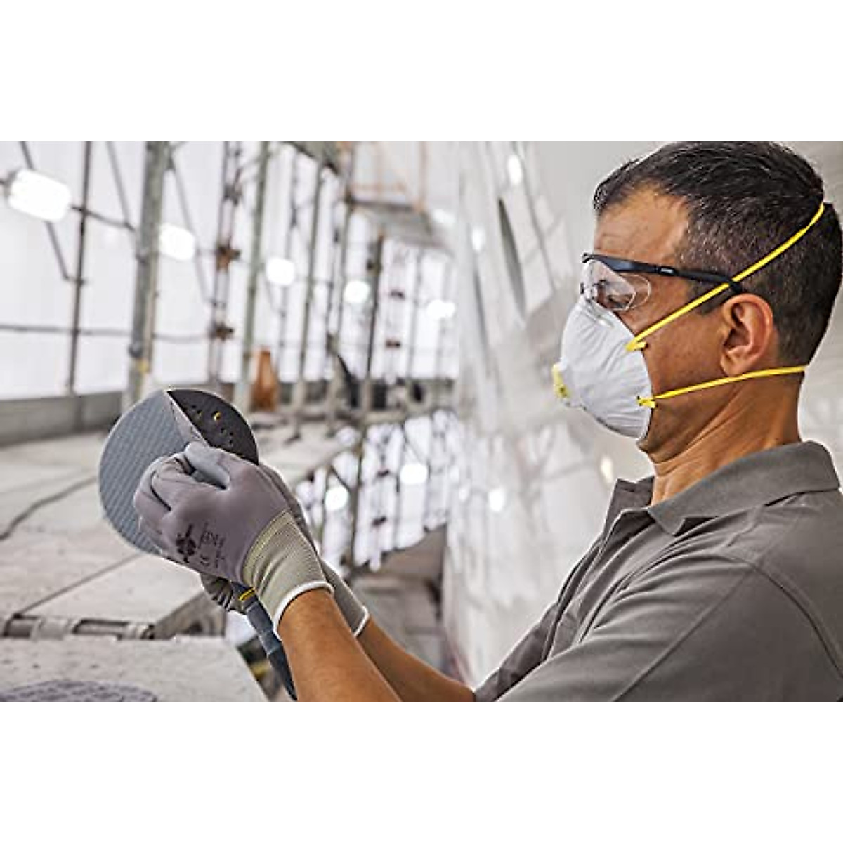 Mirka PROS Pneumatic Random Orbital Sander / 5 inch / 5mm Orbit/Dust-Free Sanding/MRP-550NV