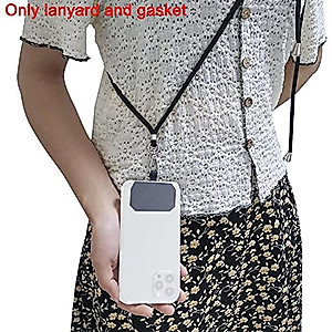 Universal Crossbody Cell Phone Lanyards Multifuctional Nylon Patch Phone Lanyards Rope Mobile Phone Strap Adjustable Shoulder Neck Strap Lanyard Soft Rope for Most Smartphones Hanging Cord