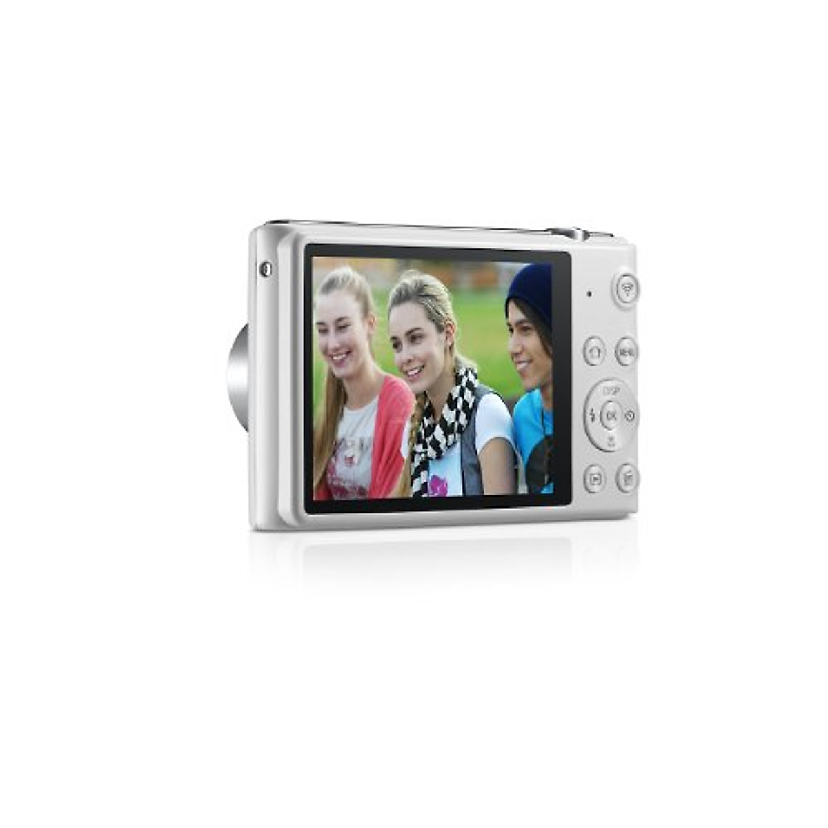 Samsung ST150F 16.2MP Smart WiFi Digital Camera with 5x Optical Zoom and 3.0" LCD Screen (White) (OLD MODEL)