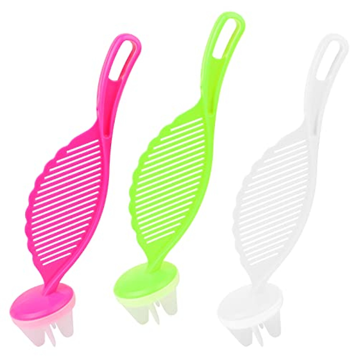 DEFUTAY Rice Washing Stick Tool，3 PCS Multifunctional Rice Washers,Stirring Rice Washer(Red+Green+White）