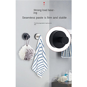 Swaise Shower Hooks, Luxehold No-Drill Hooks, Luxegrip No-Drill Hooks, Superhold No-Drill Hooks, Gold Shower Hooks, Hearthcove Hooks,Adhesive Hooks 304 Stainless Steel,Suction Cup Hooks (6Pack,Sliver)