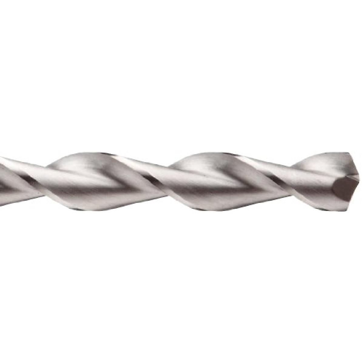 Chicago Latrobe 150DH High-Speed Steel Jobber Length Drill Bit, Uncoated (Bright) Finish, Round Shank, Parabolic Flute, 135 Degree Notched Point, Letter Size N (Pack Of 6)