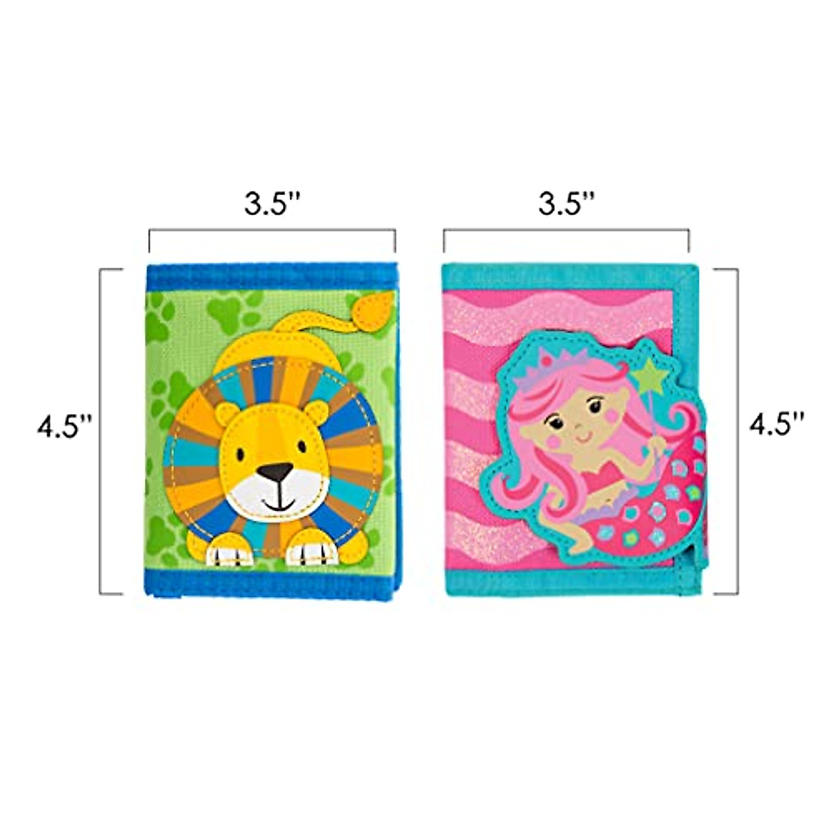 Stephen Joseph Kids Unisex Toddler Wallet, Dark Blue Dino, One Size