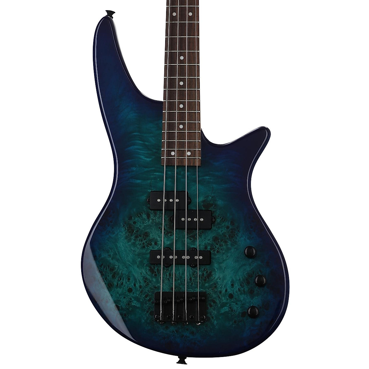Jackson JS Series Spectra Bass JS2P, Blue Burst, Laurel Fingerboard