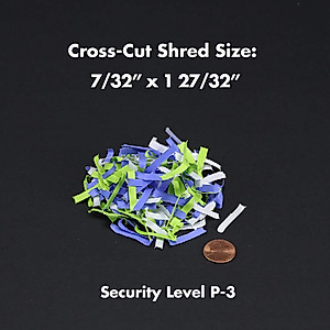 Aurora AS890C 8-Sheet Cross-Cut Paper/Credit Card Shredder with Basket