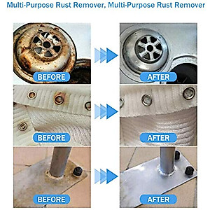 KINGSLAY Instant Rust Remover Spray 100 ML - Anti Rust Inhibitor Derusting Spray, Car Maintenance Cleaning Rust Dissolver, for Car Repair, Car Detailing,Cleaning, Metal Repair, Stainless Steel  (B)