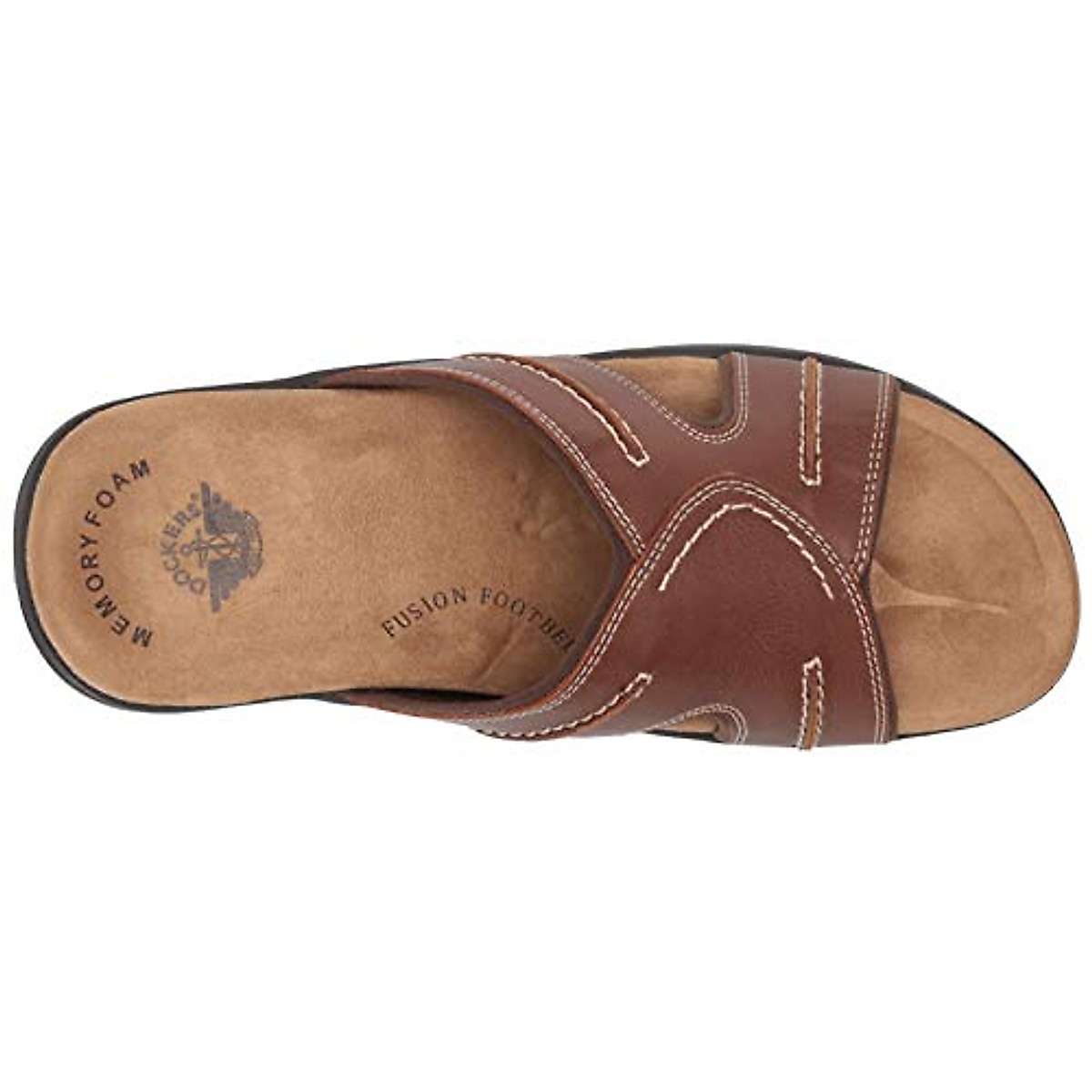 Dockers Men's Slide Sandal, Rust, 10