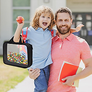 4 Packs Large Toy Storage Bags,Clear PVC Bags with Zipper,Toy Storage Organizer,Waterproof Toy Bags for Board Games, Building Blocks,Leather Material,TOYS design,(Big Size)