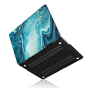 iCasso for MacBook Air 13 inch Case (Release 2010-2017 Older Version), Plastic Hard Shell Protective Case & Keyboard Cover Only for MacBook Air 13 Inch Model A1466/A1369 - River Sand