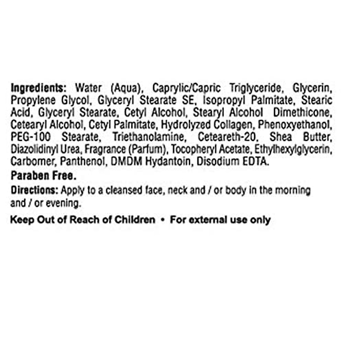 MASON NATURAL Collagen Premium Skin Cream - Anti Aging Face and Body Moisturizer, Intense Skin Hydration and Firmness, Pear Scent, Paraben Free, 2 OZ (4-Pack)